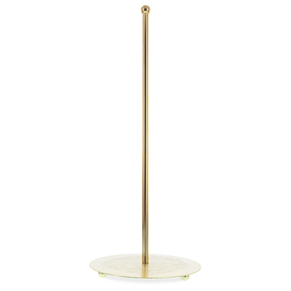 Buy Ornate Gold Metal Rod Tree Topper Stand Display Stand 10 Inches ...